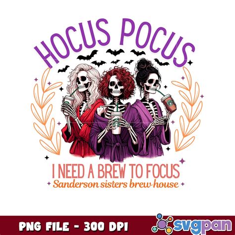 Hocus Pocus Skeleton Png Halloween Decorations Png Halloween Era Png