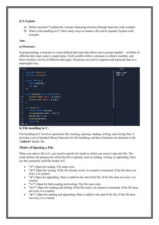 Cprogramming Questions For Practice End Term PDF
