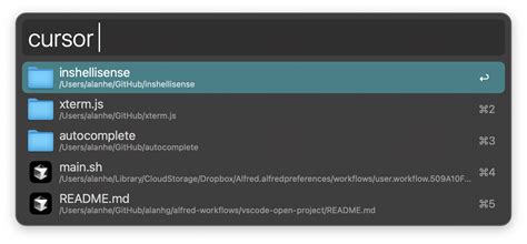 Vscode Open Project Share Your Workflows Alfred App Community Forum