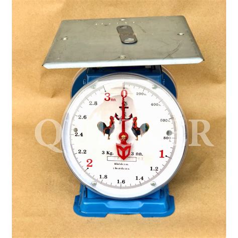 ตราไก่ เครื่องชั่งสปริง จานแบน ตาชั่ง สินค้า พัสดุ ไปรษณีย์ 3 กิโล Shopee Thailand