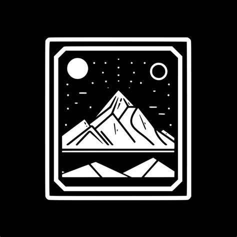 Photo Frame Black And White Vector Illustration 24162985 Vector Art At Vecteezy