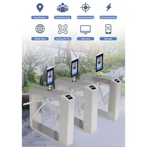Biometric Tripod Turnstile Gate Access Control System
