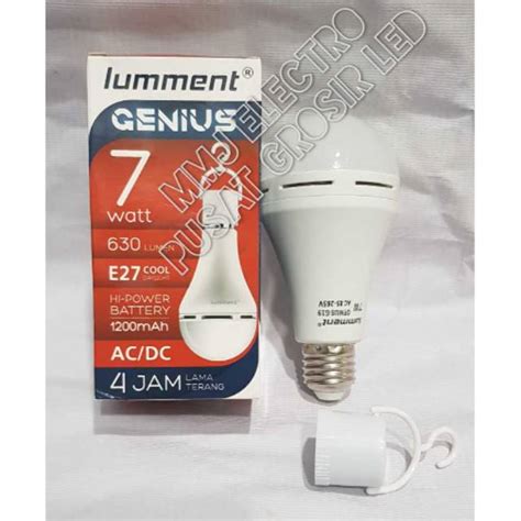 Jual Lampu Led Lumment Genius Watt Lampu Baterai Lampu Emergency Lumment Watt Shopee
