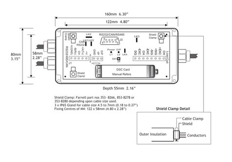 Mount Board For A Single Digital Load Cell Converter For A Single Digital Load Cell Converter DSJ1