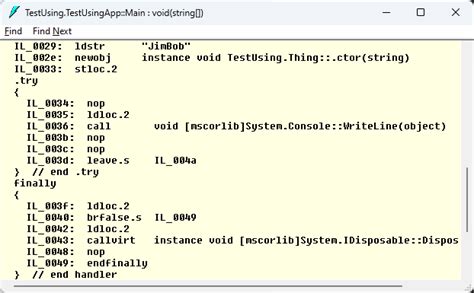 Garbage Collection 3 C Using Statement Language Support For Dispose