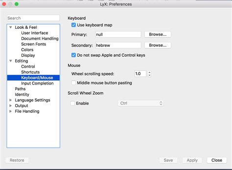 Keyboard Lyx On Mac Inputs Diacritical Marks Instead Of Punctuation