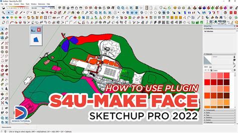 How To Use Plugin S4u Make Face In Sketchup 2022 Youtube