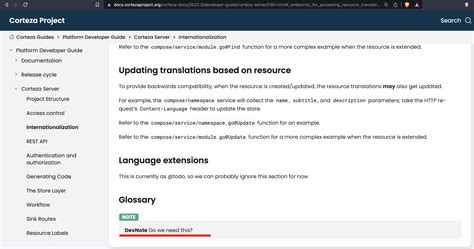 Unnecessary Note In Docs · Issue 352 · Cortezaprojectcorteza Docs