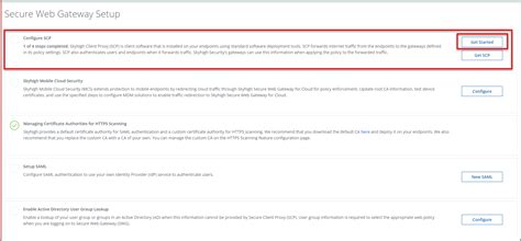 Client Proxy Set Up For The First Time Skyhigh Security