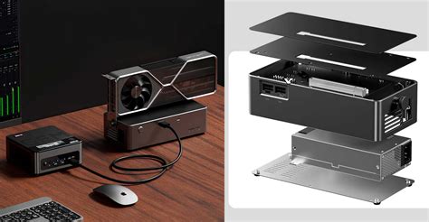 Aoostar Ag02 External Gpu Dock With Oculink Usb4 And Built In 500w Psu Debuts At 219