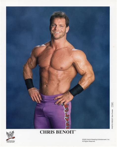 Chris Benoit Wwe Promo Photo