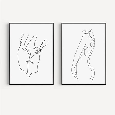 Spray Tan Line Art Prints Minimalist Salon Decor Digital Download Etsy