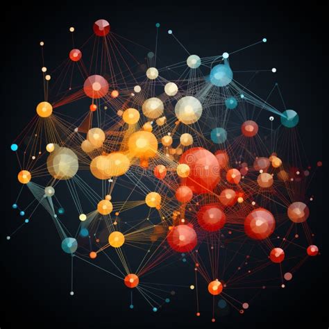 Colorful Network Graph Illustration Stock Illustration Illustration Of Idea Datum 291967767