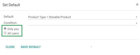 User Defined Defaults Odoo Tricks And Tips