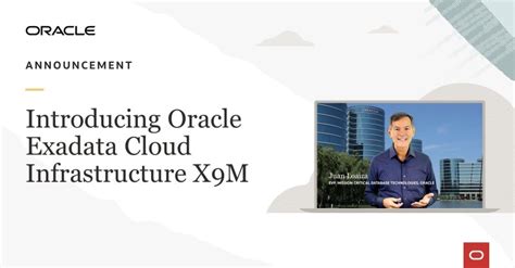 Esiri Onojafe On Linkedin Oracle Announces Exadata Cloud Infrastructure X9m