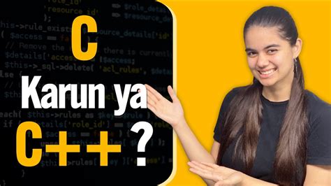 C Or C What Coding Language Should You Learn Youtube