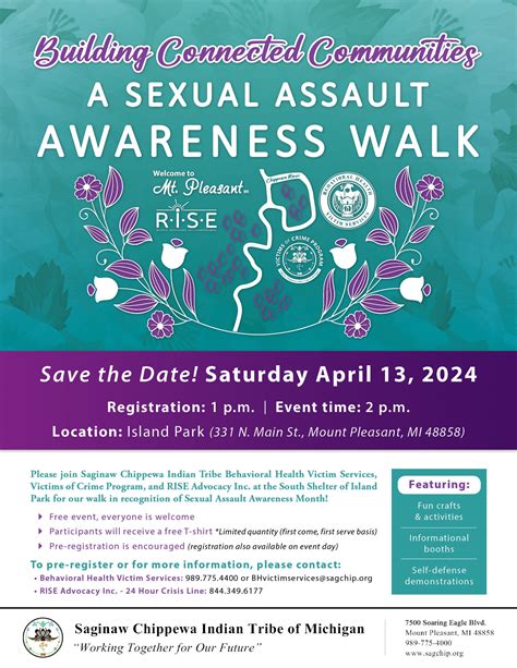 Building Connected Communities Sexual Assault Awareness Walk Rise