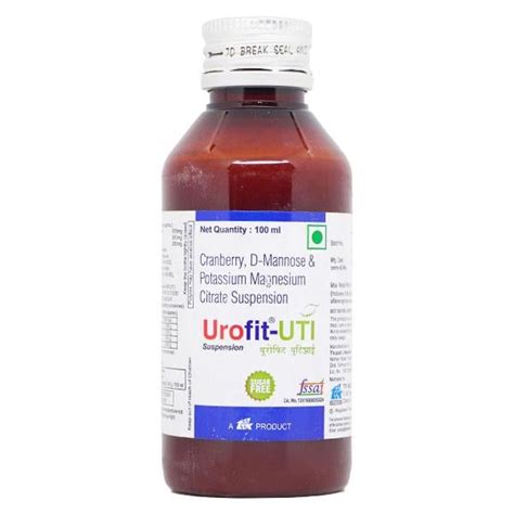 Urofit Uti Sugar Free Suspension 100ml Price Uses Side Effects