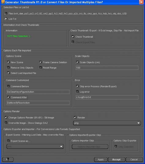 Generator Thumbnails For DS3 Xx And DS4 Xx