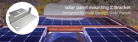 Renogy Solar Panel Mounting Bracket Holder 4 Pieces For Mounting Solar