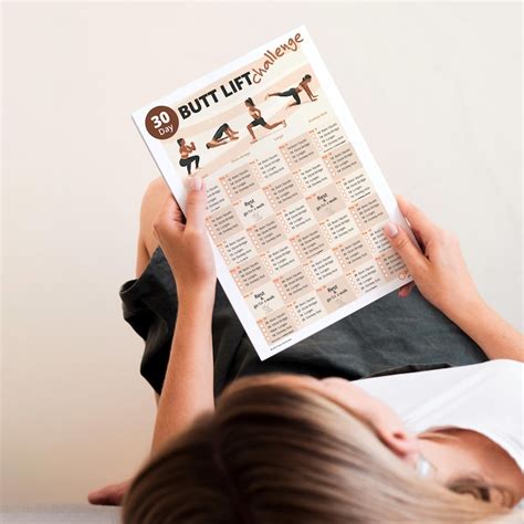 30 Day Butt Lift Challenge Lower Body Workout Plan Butt Workout
