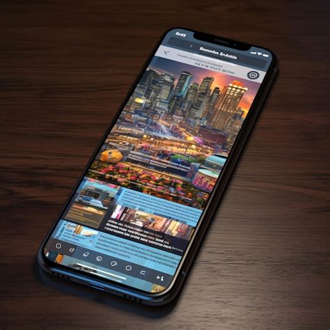 Premium Photo Phone X With Application On The Screen Is A