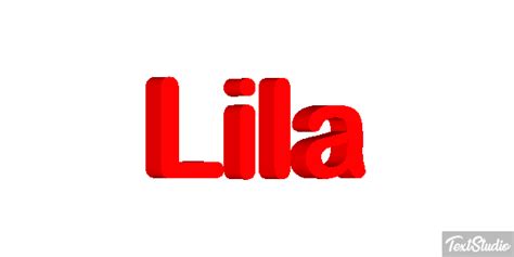 Lila Name Animated  Logo Designs