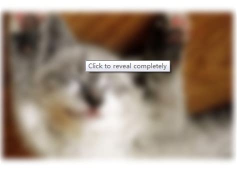JQuery Plugin For Hiding Elements With SVG Blur Effect Spoiler Alert