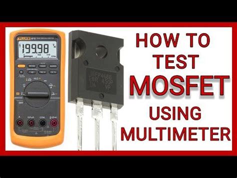 How To Test Mosfet Using Multimeter Artofit