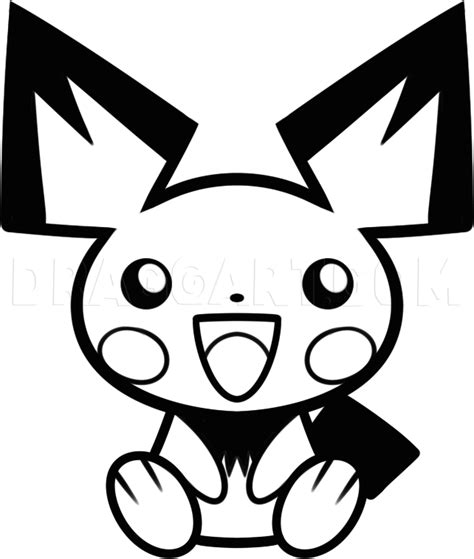How To Draw Pichu Drawing Step By Step By Dawn DragoArt