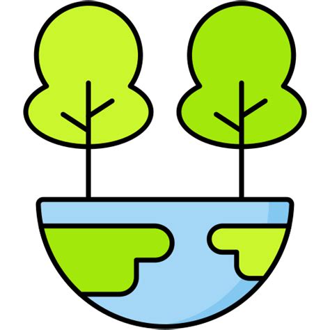 Tree Free Ecology And Environment Icons