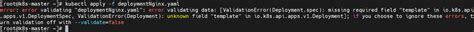 K8s 使用yaml文件创建deployment踩坑新手的小坑error Converting Yaml To Json Yaml