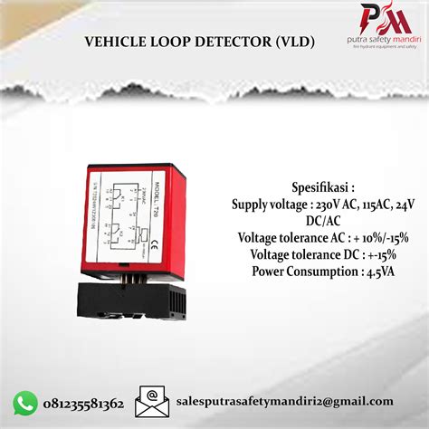 Vehicle Loop Detector Vld Sensor Barrier Gate Alat Deteksi Mesin