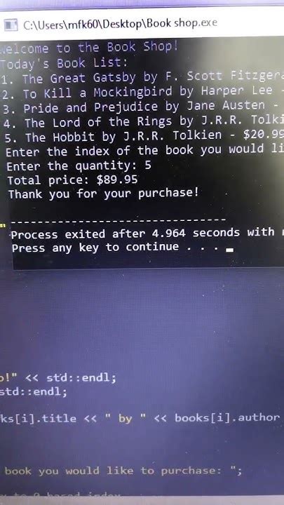 Book Shop In C Coders Codinglife Codingninja Codemasters