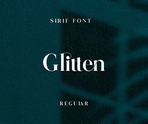 Glitten Font - Graphic Guru