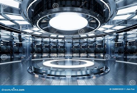 Sever Racks And Data Center Big Data And Cloud Computing Concept 3d