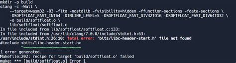 Using Command Make And Make All Giving An Error · Issue 737 · Copy