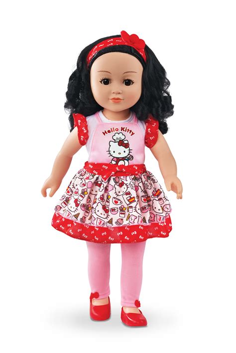 My Life As Poseable Hello Kitty Baker 18 Doll Black Hair Brown Eyes