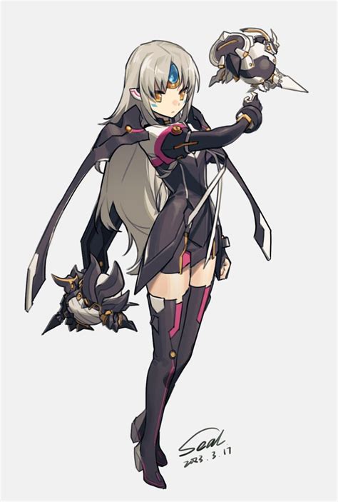 Eve Code Nemesis Remy And Moby Elsword Drawn By Airseal Danbooru