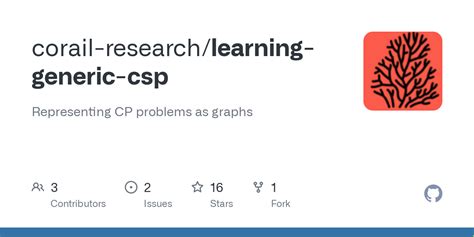 github corail research learning generic csp representing cp problems