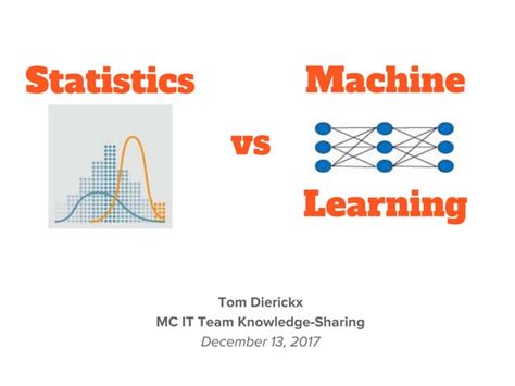 Statistics Vs Machine Learning Ppt