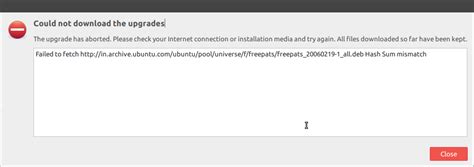 Cant Upgrade Ubuntu From 1604 To 1804 Hash Sum Mismatch Ask Ubuntu