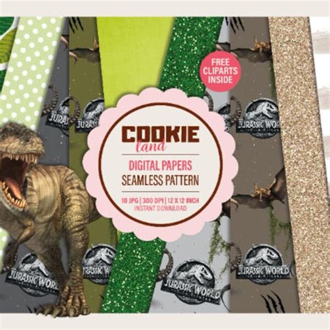 Jurassic World Background Png Etsy