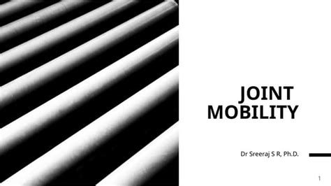 Joint Mobility Fundamentals Of Joint Mobility Pptx