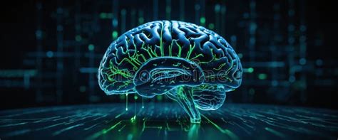 3d Human Brain Processing Information Stock Illustration Illustration Of Brain Neuroscience