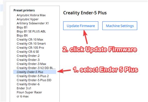 Update Ender 5 Plus Latest Firmware To Insanity Automation Dwin 7 4 Smith3d Malaysia
