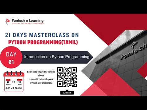 Day 01 Introduction To Python Programming And Installation