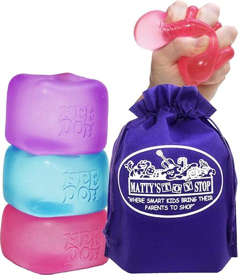 Nice Cube Translucent Needoh Groovy Glob Squishy Squeezy Popping Stretchy