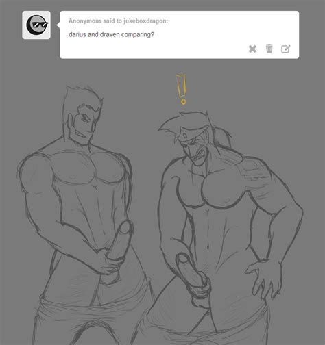 Rule 34 2boys Comparing Penis Darius League Of Legends Draven Gay