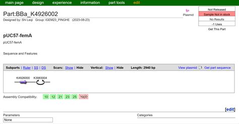 Puc57 Fema Bba K4926002